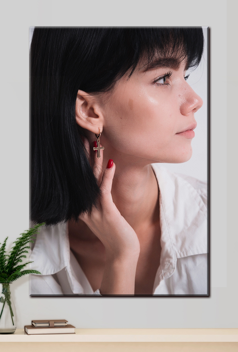 Obraz Nos, vlasy a rty Č. s33229 koupit v online obchodě Uwalls.cz